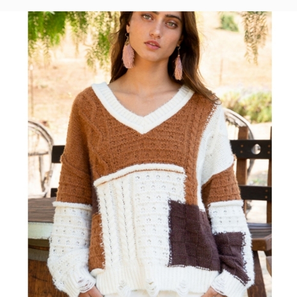 POL | Sweaters | Pol Color Block Sweater | Poshmark